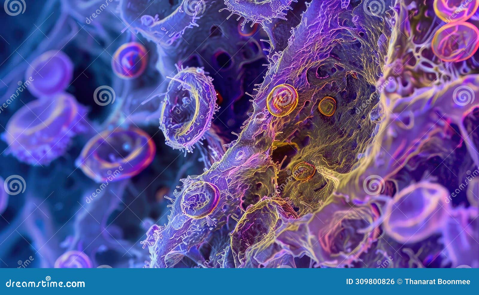 Macro Image Displays Small Bacteria with Thin Cell Walls and Linear ...