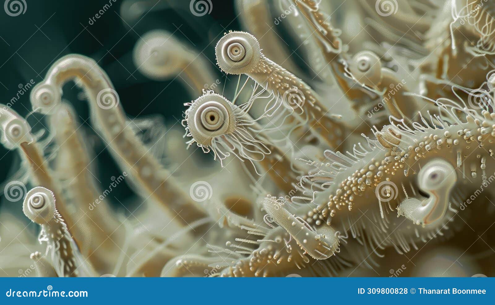 Macro Image Displays Small Bacteria with Thin Cell Walls and Linear ...