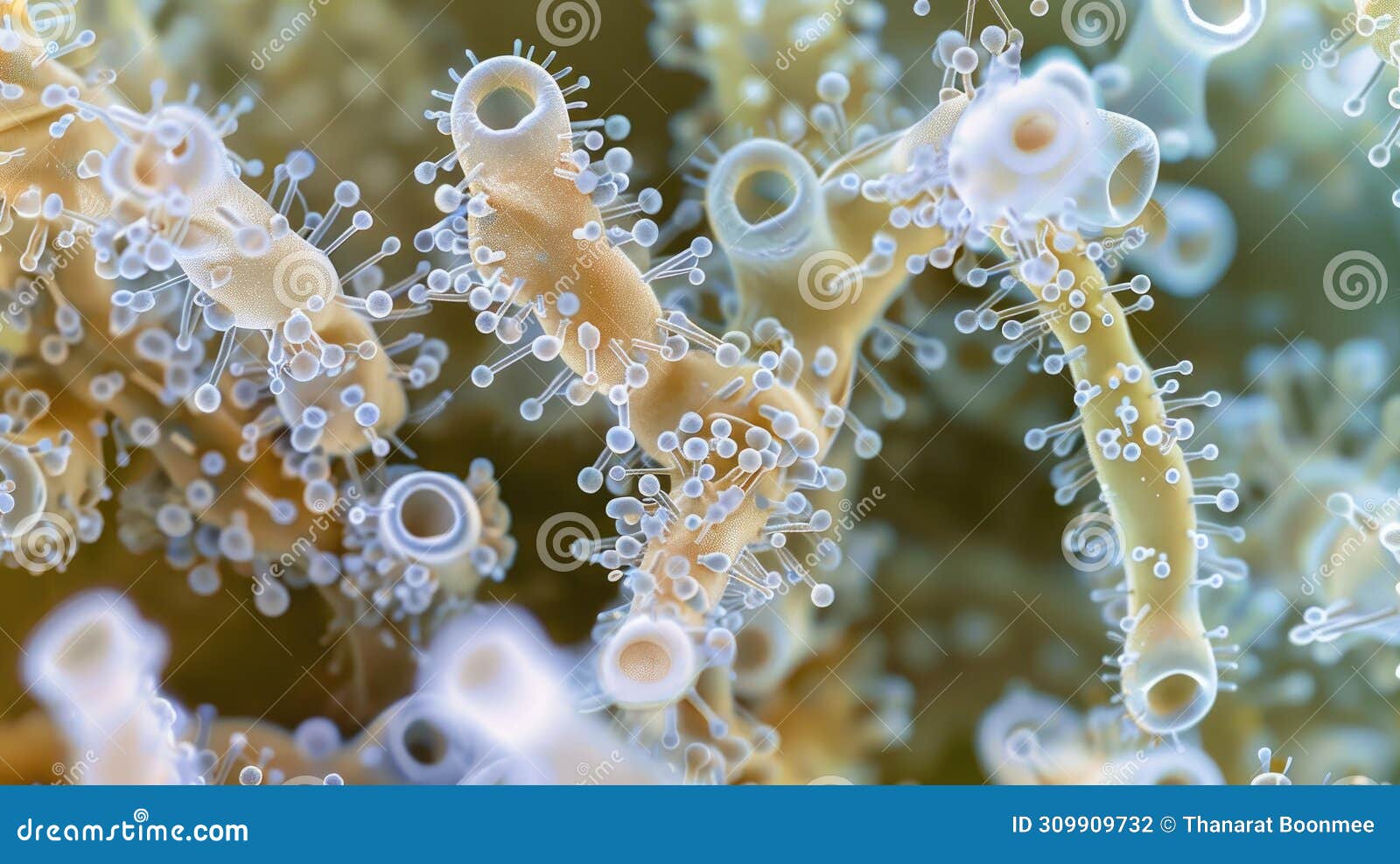 Macro Image Displays Small Bacteria with Thin Cell Walls and Linear ...