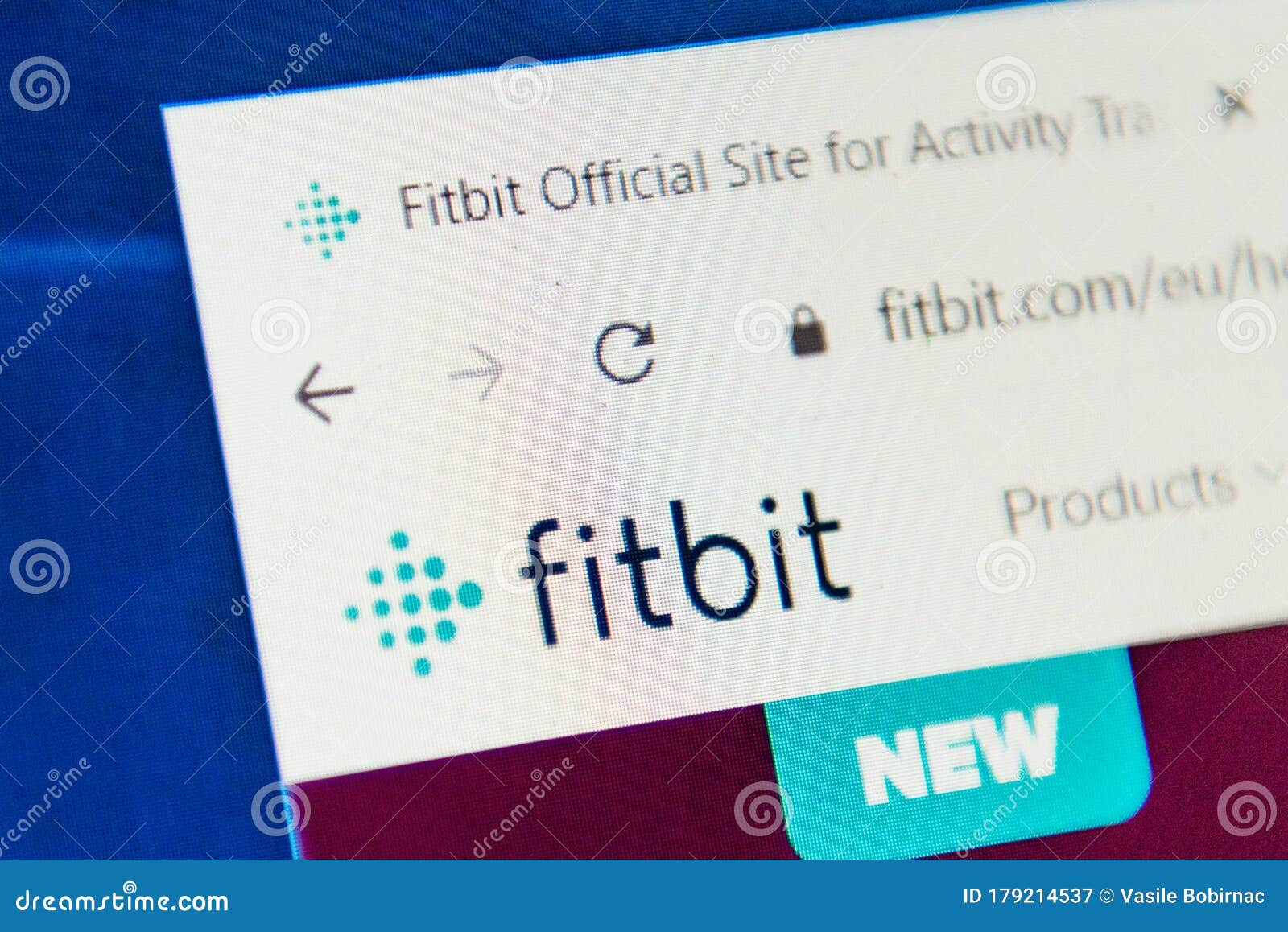 Fitbit.com Web Site. Selective Focus. Editorial Photography - Image of ...