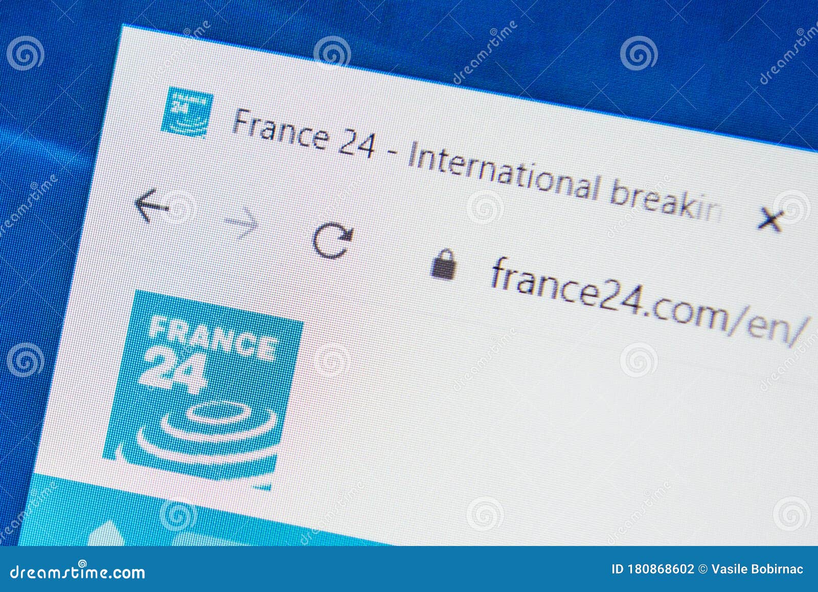 France24.com Web Site. Selective Focus. Editorial Photography - Image ...
