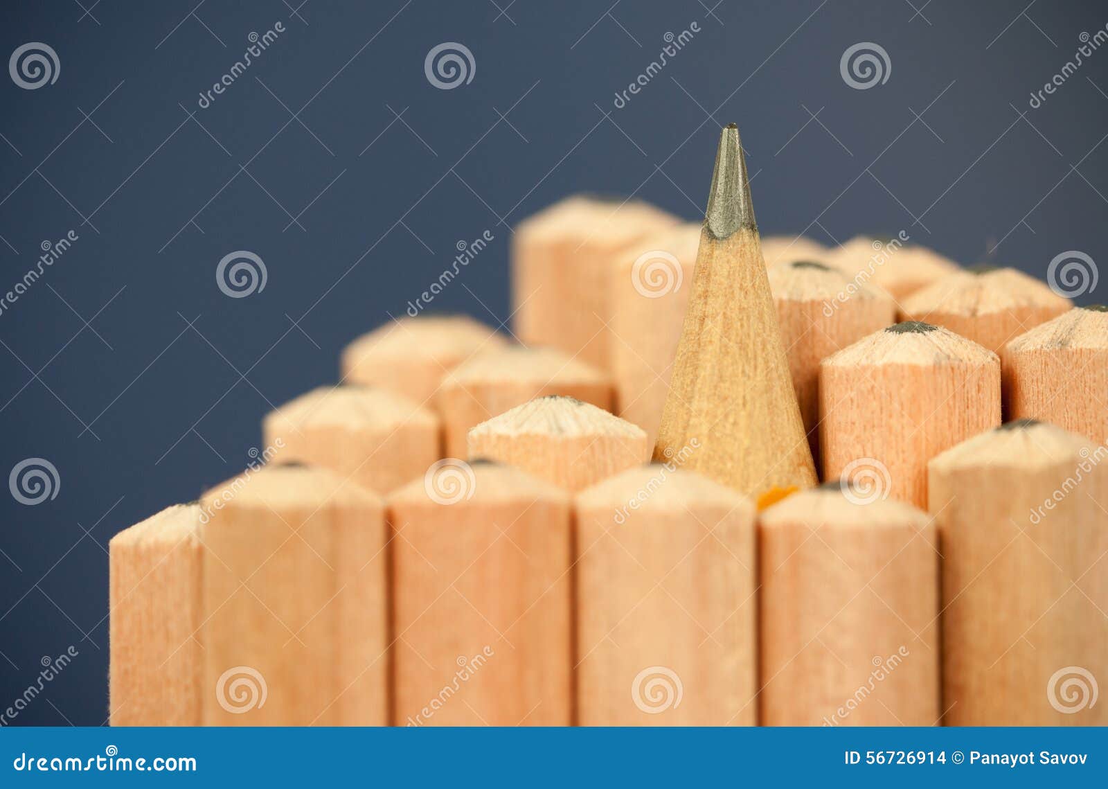 Macro Image of Graphite Tip of a Sharp Ordinary Wooden Pencil As ...