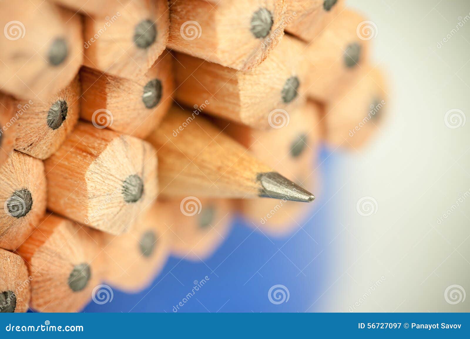 Macro Image of Graphite Tip of a Sharp Ordinary Wooden Pencil As ...