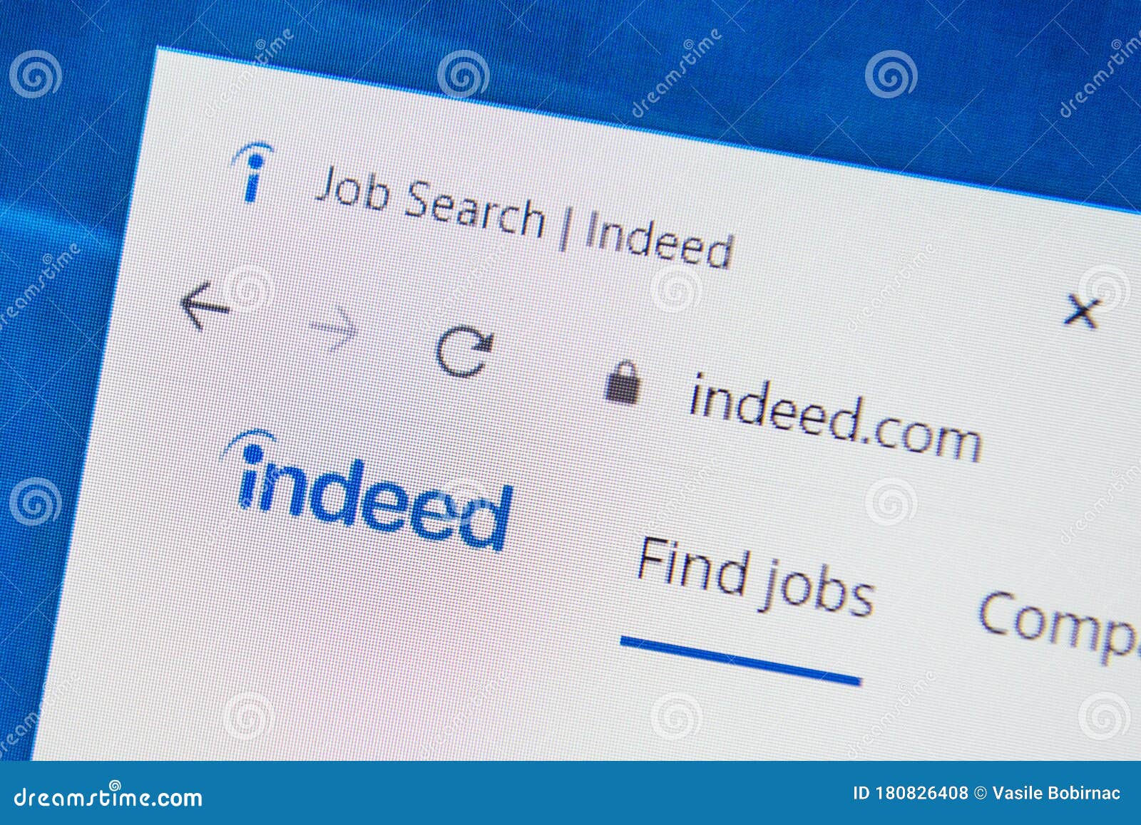 Indeed.com Web Site. Selective Focus. Editorial Stock Photo - Image of ...