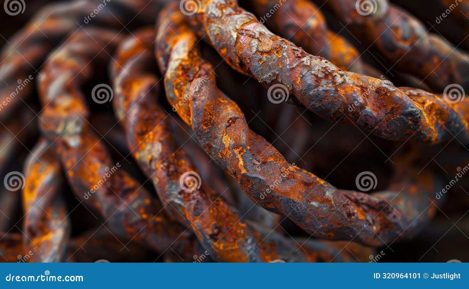 Macro Image of a of Old Industrial Springs Showcasing the Intricate ...