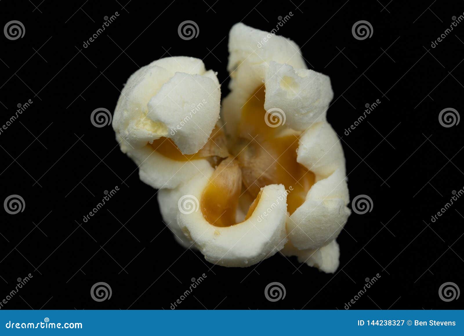 Macro Image of popcorn stock image. Image of kernel - 144238327