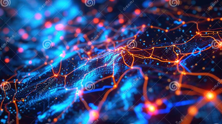 A Macro Image Showcasing The Process Of Machine Learning For Anomaly