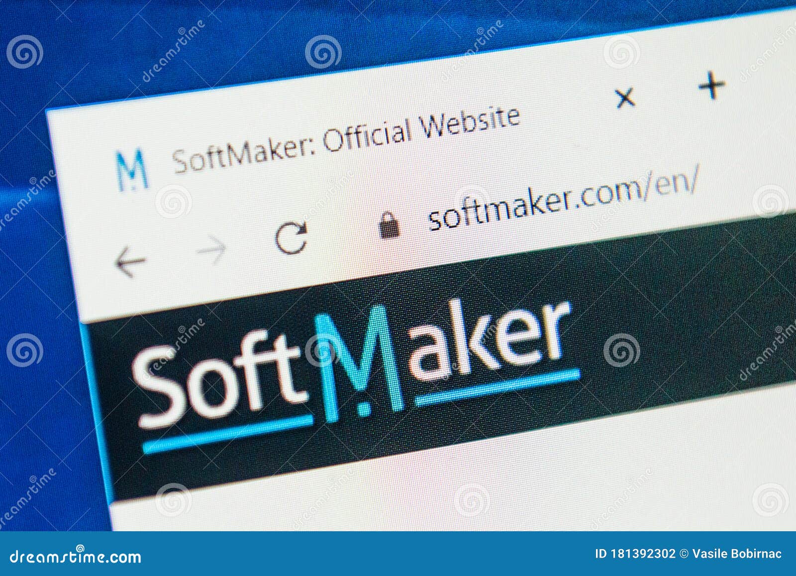 Softmaker Web Site. Selective Focus. Editorial Photography - Image of ...