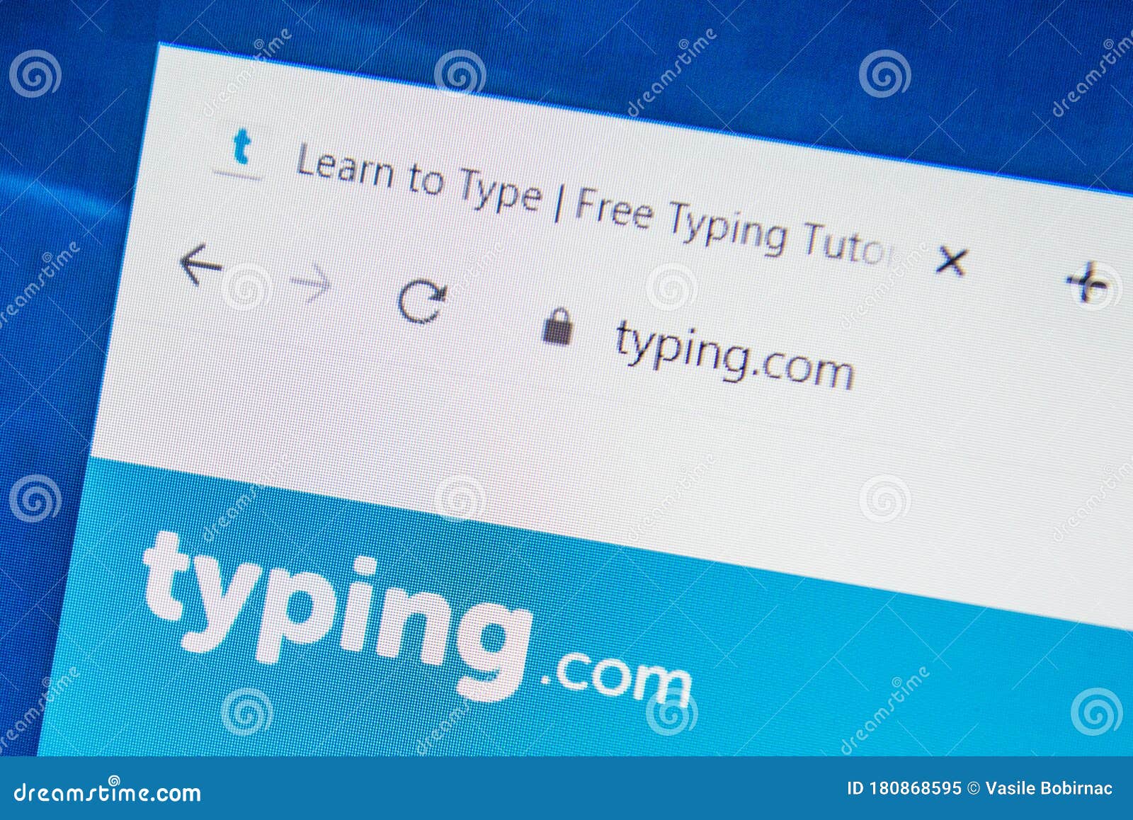 Typing.com Web Site. Selective Focus. Editorial Image - Image of site, selective: 180868595