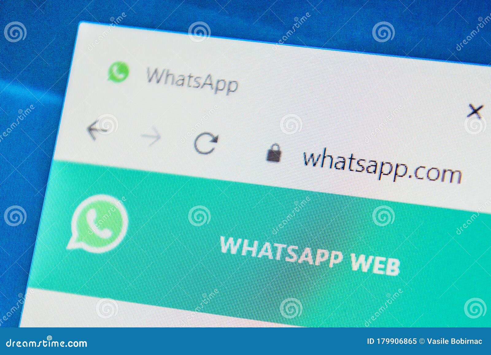 Whatsapp.com Web Site. Selective Focus. Editorial Image - Image of ...