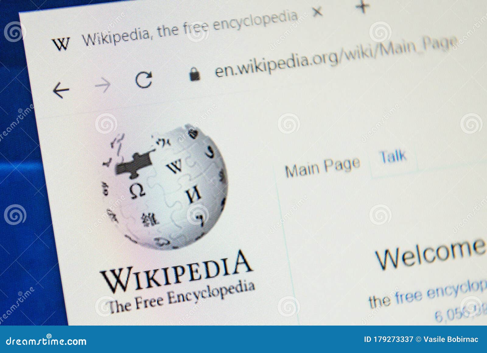 Wikipedia.org Web Site. Selective Focus. Editorial Photography - Image ...