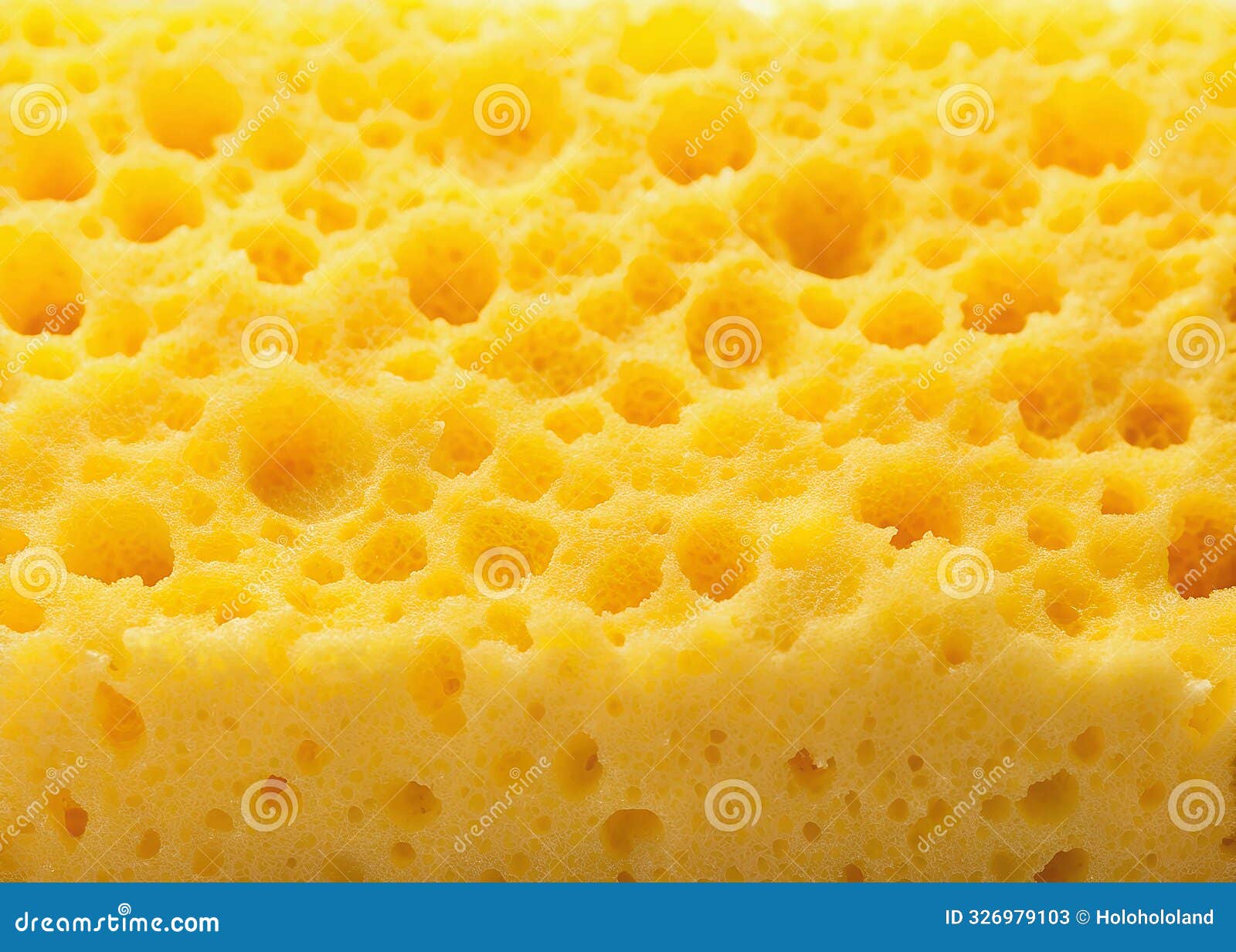 Macro Image of a Yellow Sponge Surface that Looks Soft and Clean Stock ...