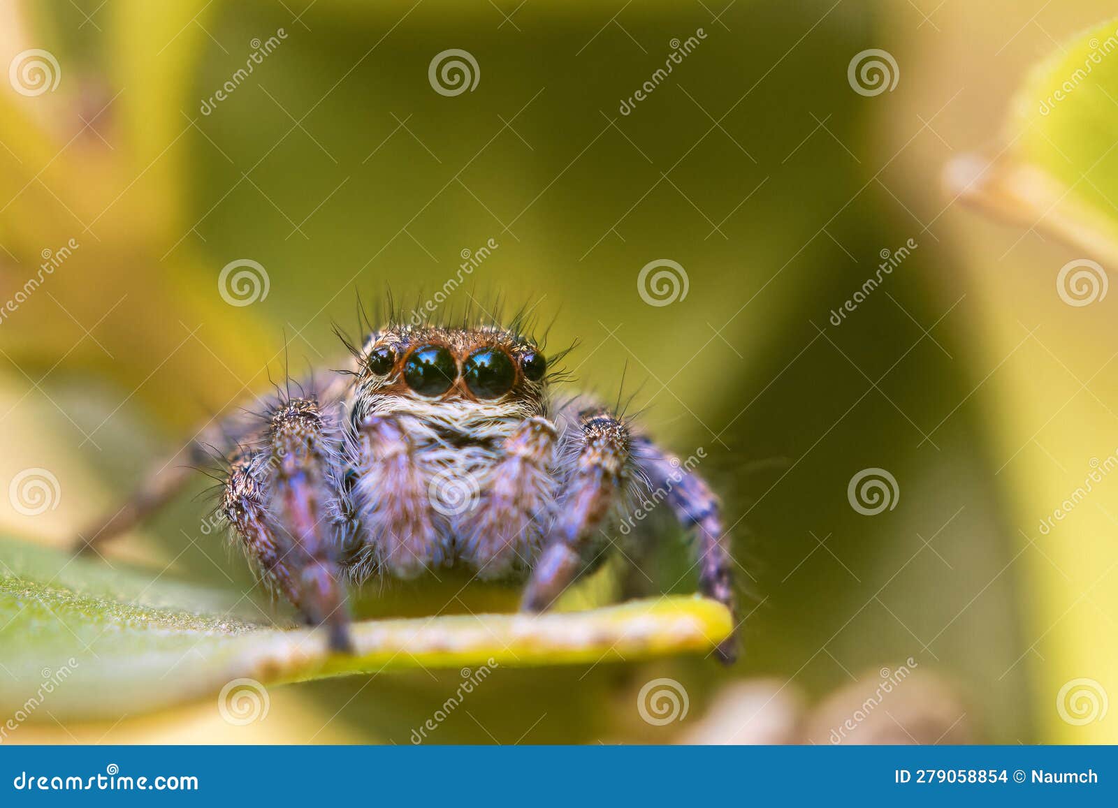 Macro of a jumping spider stock photo. Image of closeup - 279058854