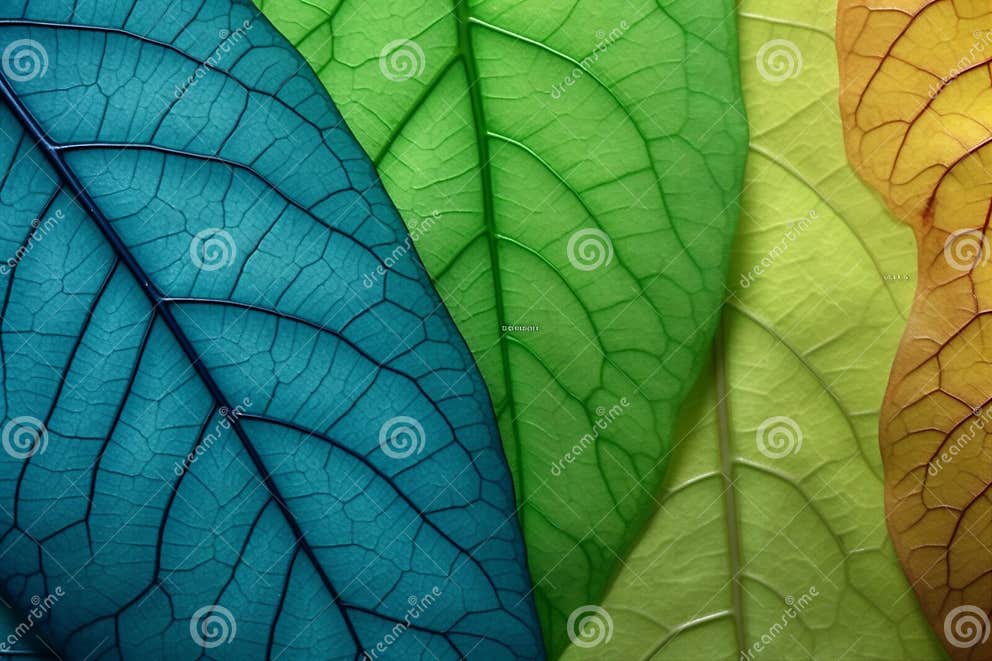 Macro Leaves Background Texture. Stock Illustration - Illustration of ...