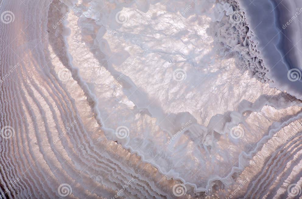 Macro of Light Agate Structure Stock Image - Image of surface, agate ...
