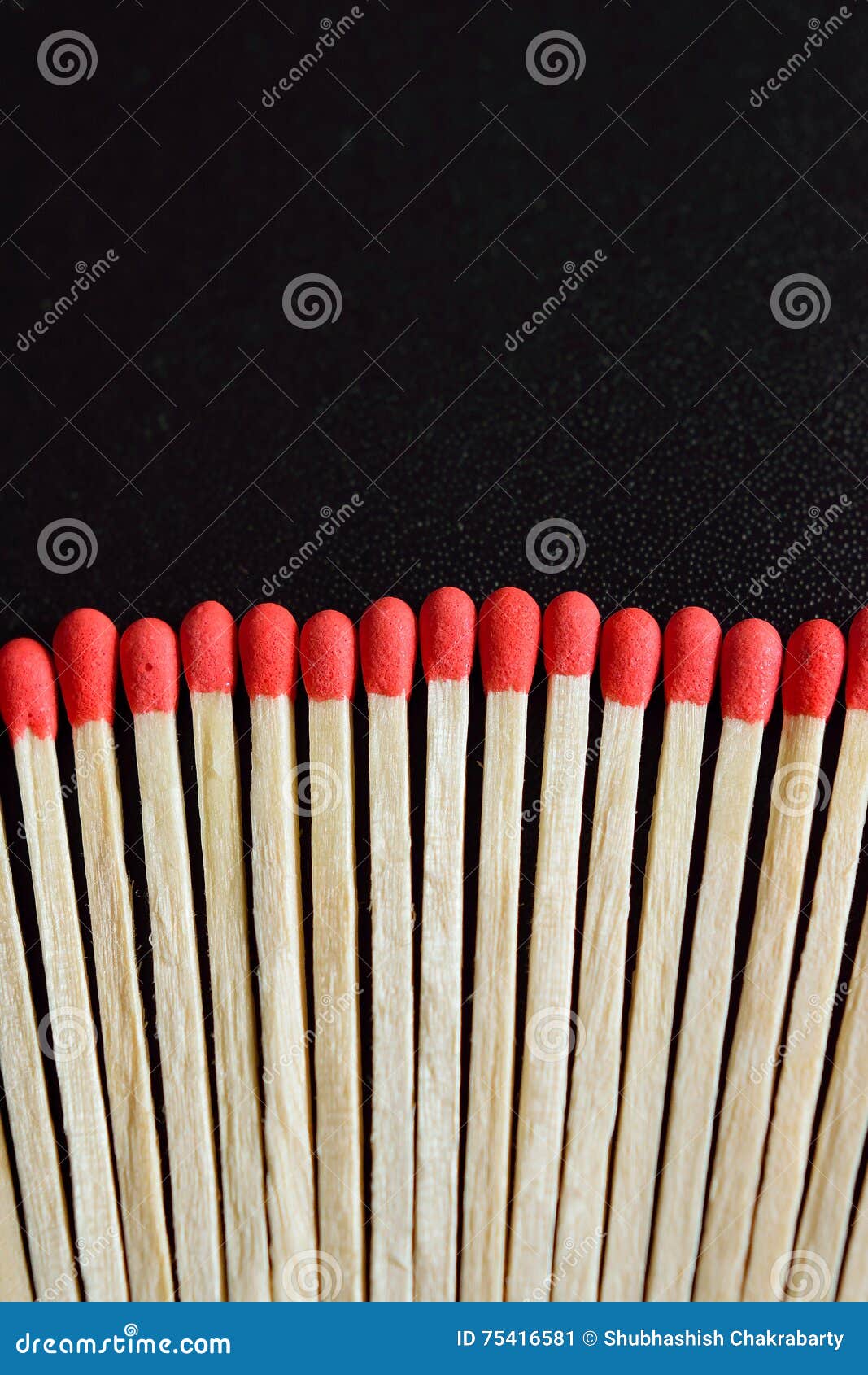 Macro Match Sticks in Vertical Frame Stock Image - Image of vertical ...
