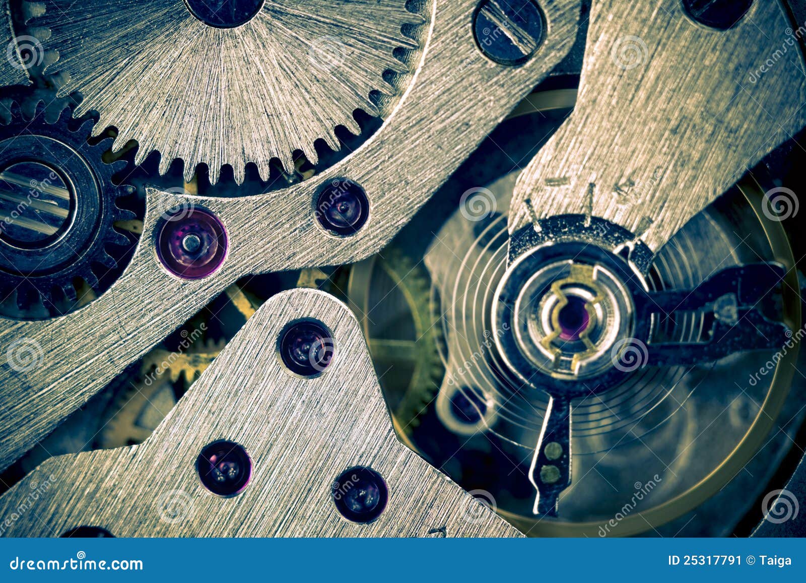 Macro Mechanical Gear Background / Split Toting Royalty-Free Stock ...