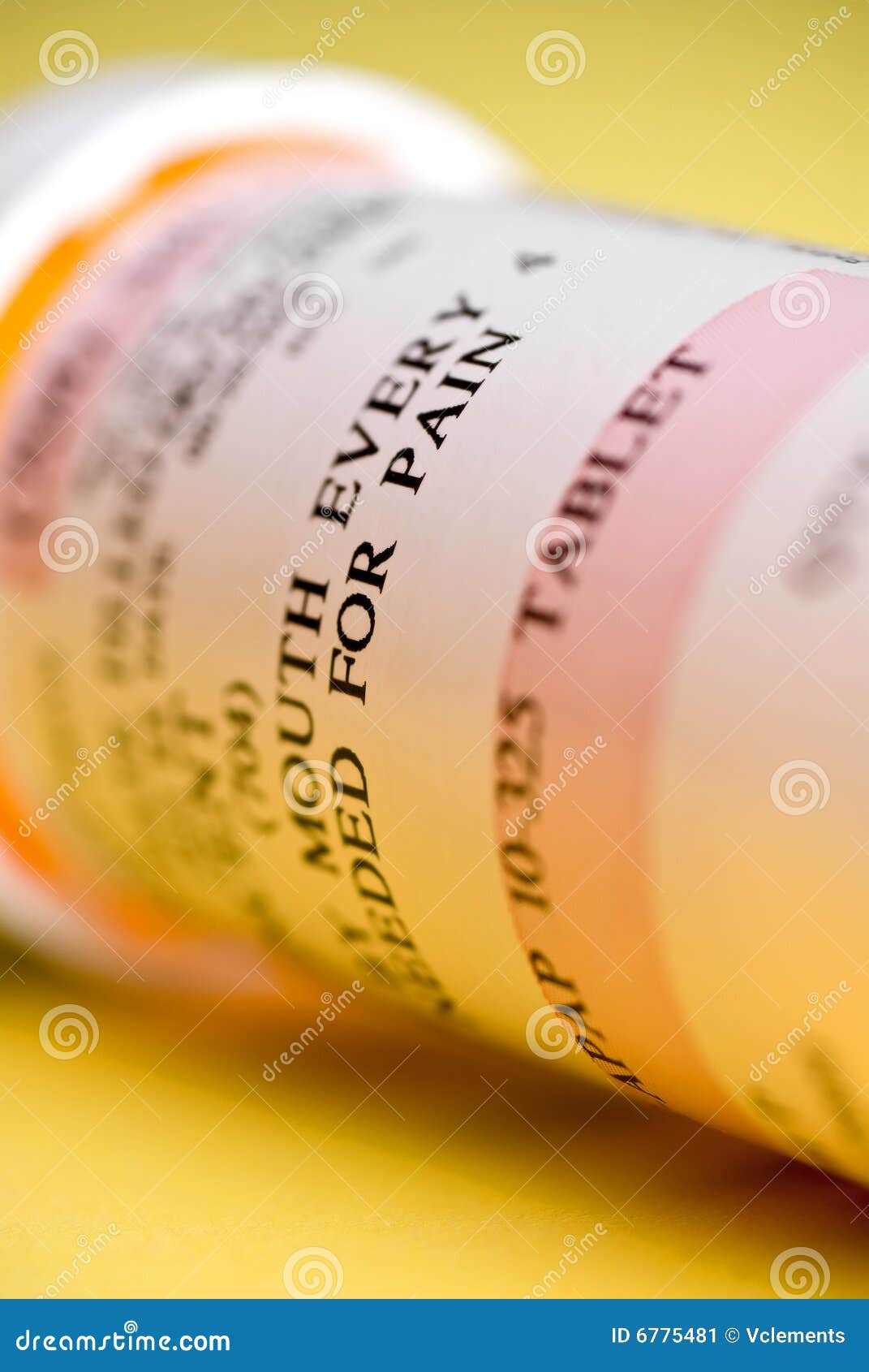 Medication Bottle And Bright Pink Pills Spilled On Dark Blue Coloured ...