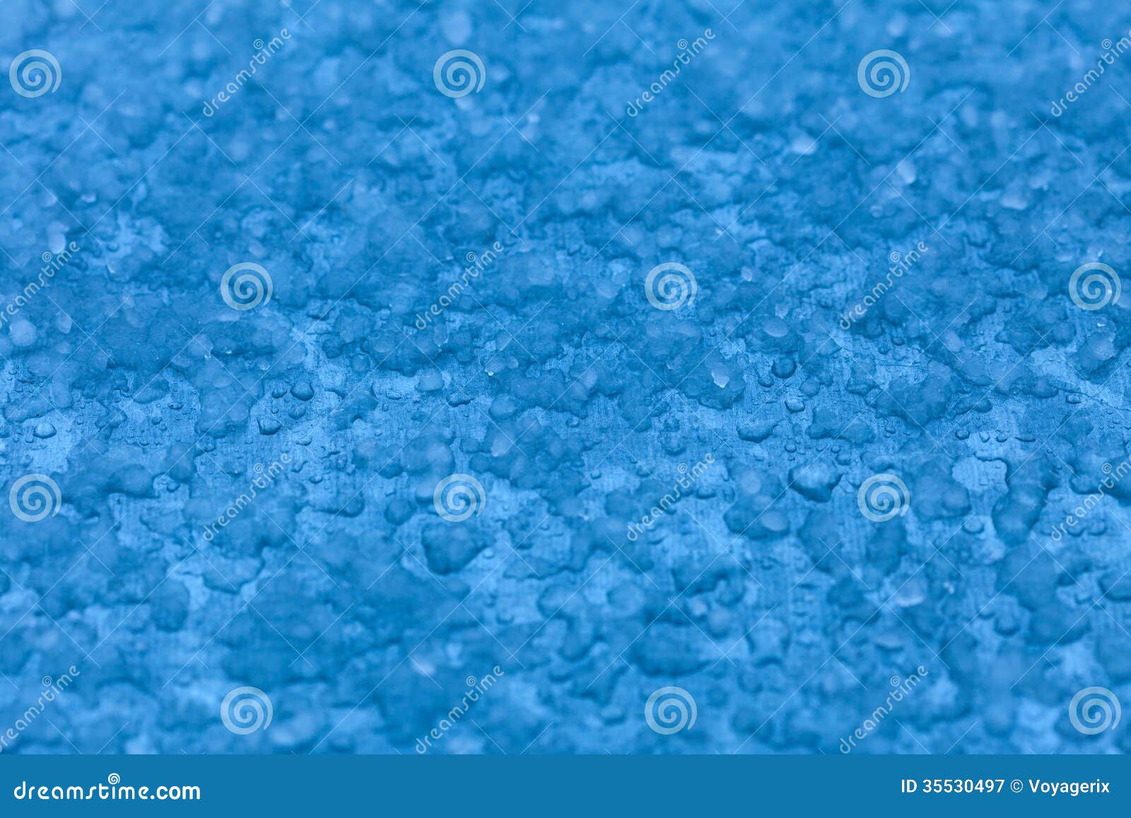 Macro Melt Snow Blue Background Texture. Winter. Stock Image - Image of ...