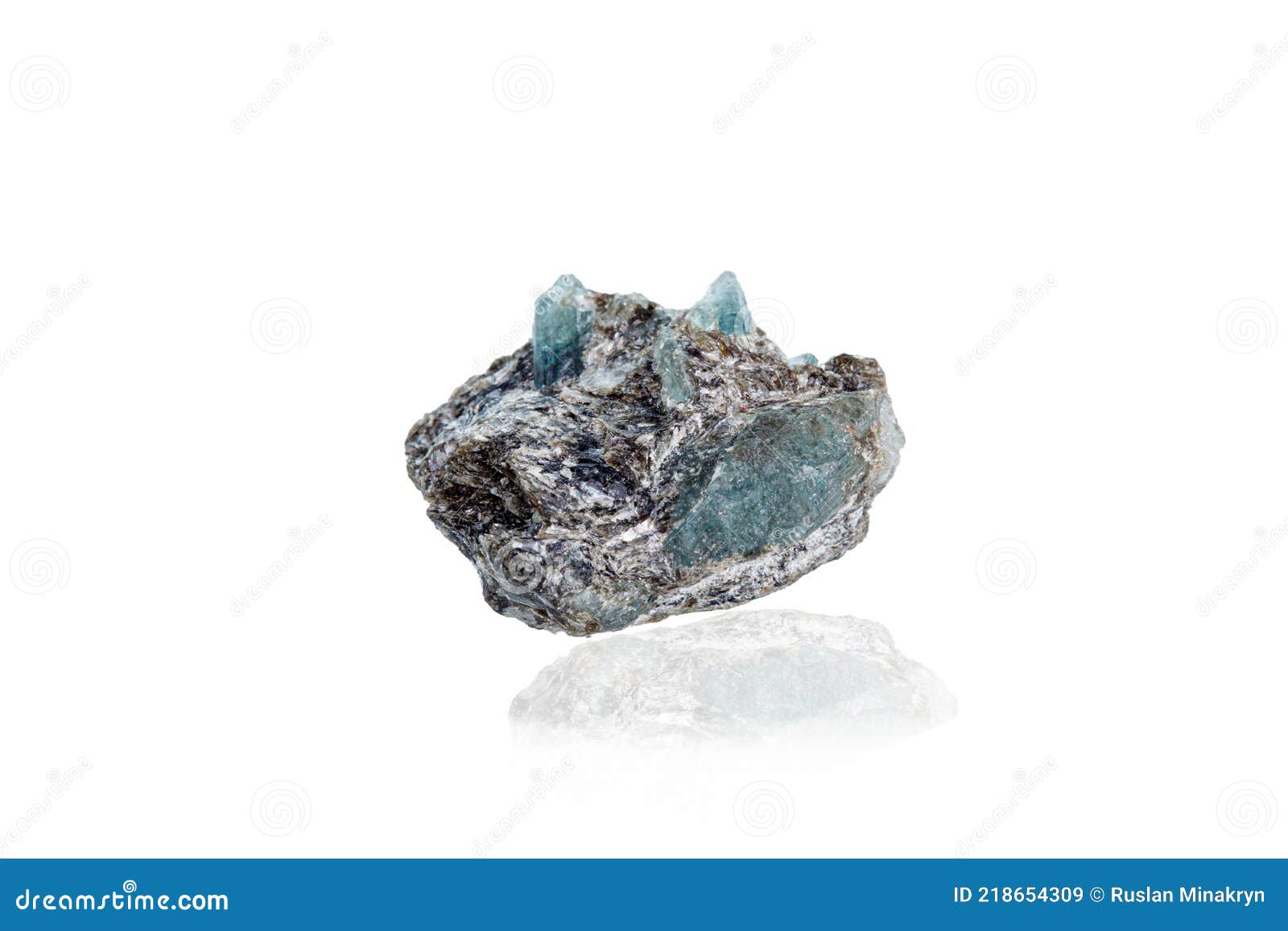 Macro Mineral Stone Alexandrite on a White Background Stock Image ...