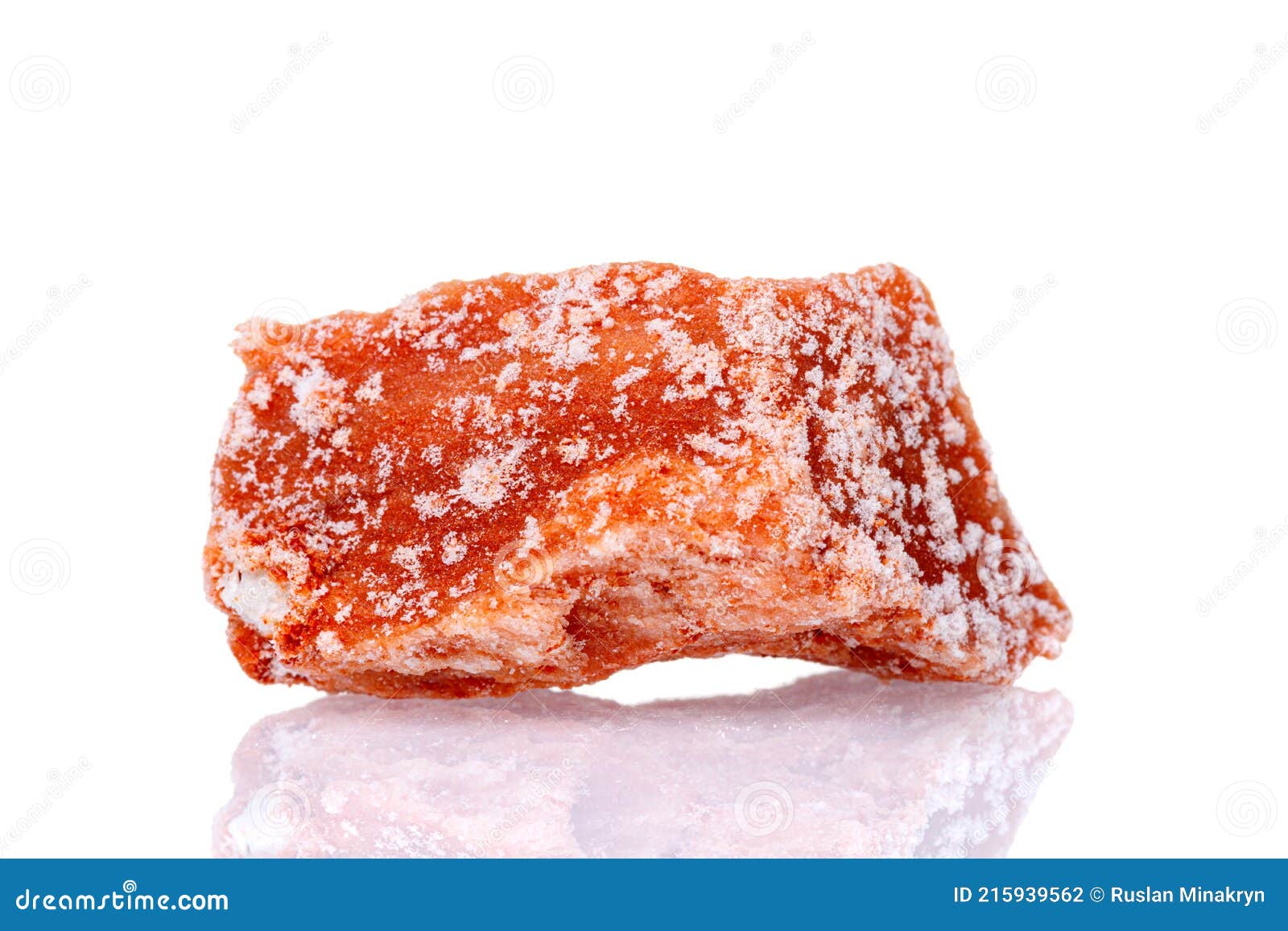 Macro Mineral Stone Halite on a White Background Stock Photo - Image of ...