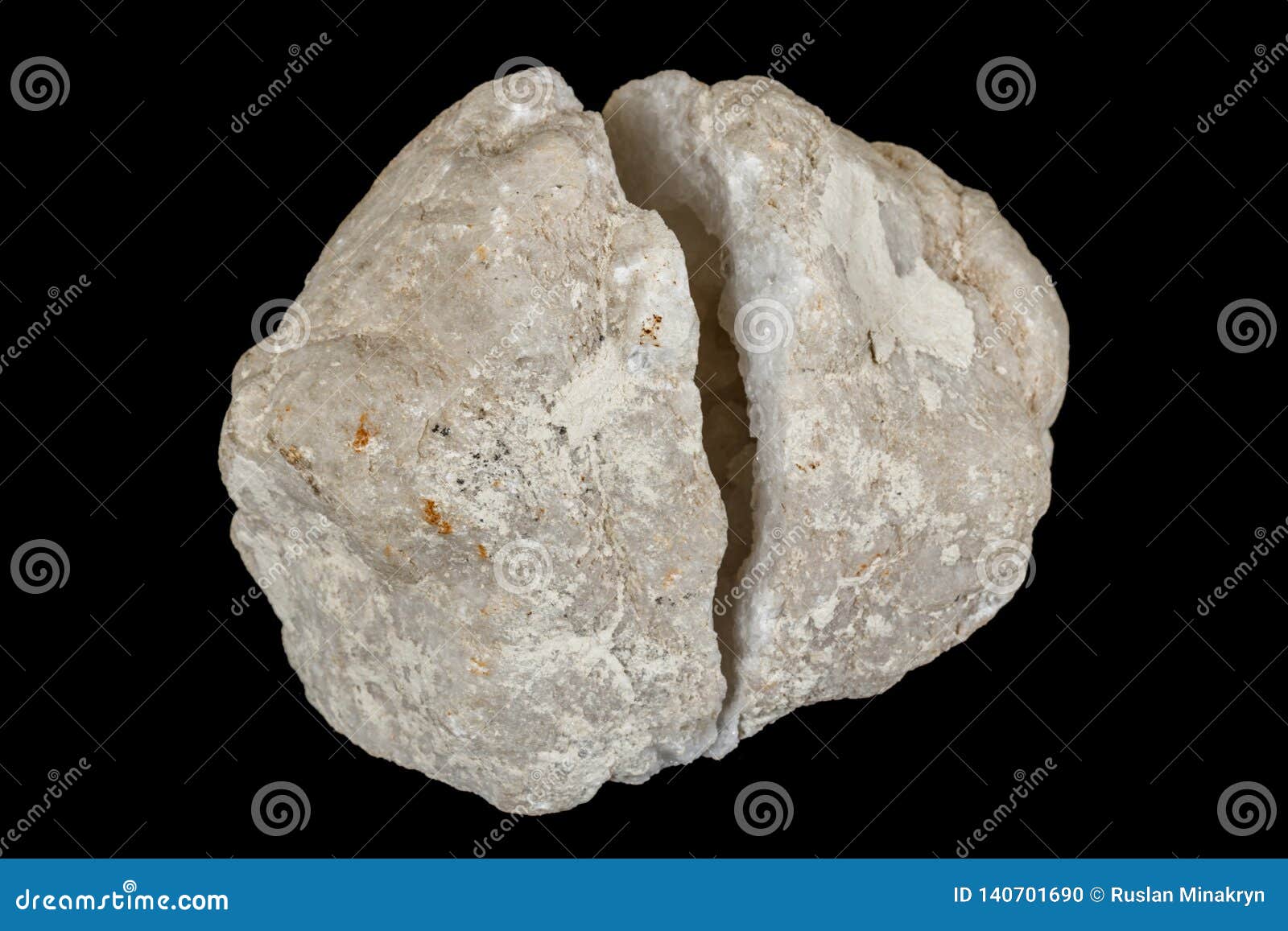 Macro Mineral Stone Quartz Geode Black Background Stock Photo - Image ...