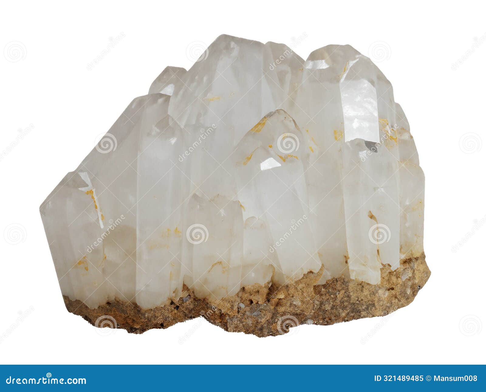 Macro Mineral Stone Quartz on a White Background Close Up Stock Image ...