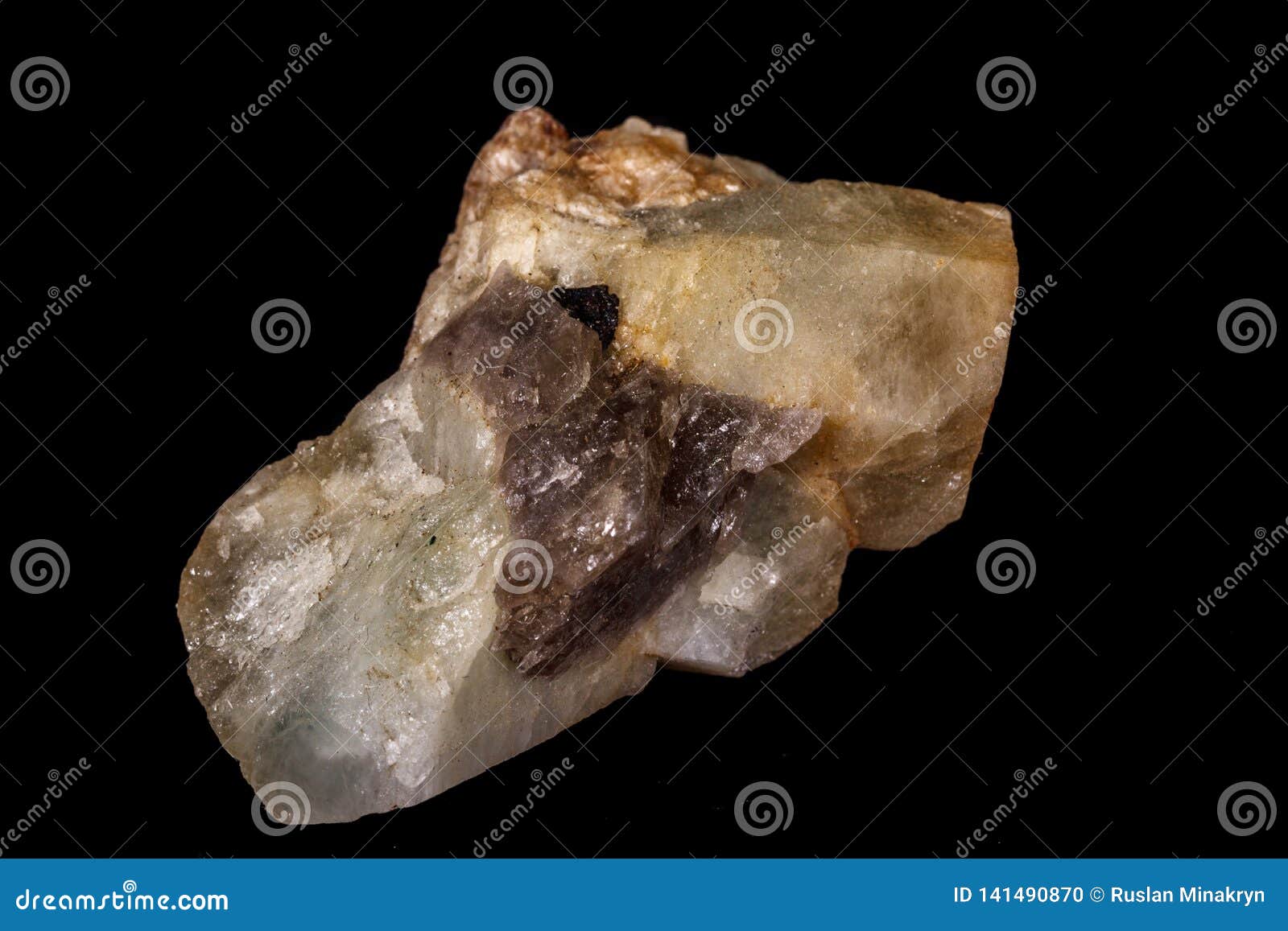 Macro Mineral Stone Topaz on a Black Background Stock Photo - Image of ...