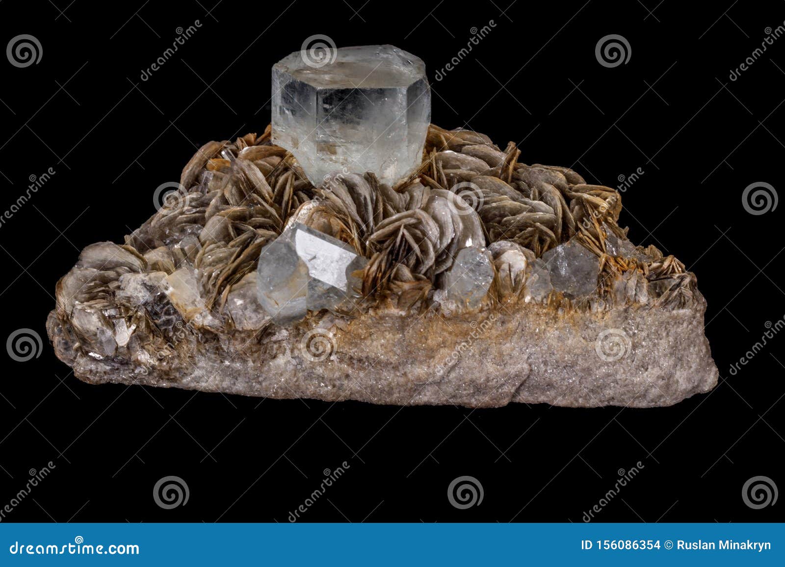 Macro Mineral Stone Topaz on a Black Background Stock Photo - Image of ...