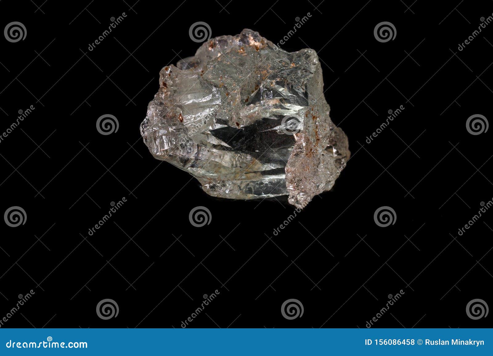 Macro Mineral Stone Topaz on a Black Background Stock Photo - Image of ...