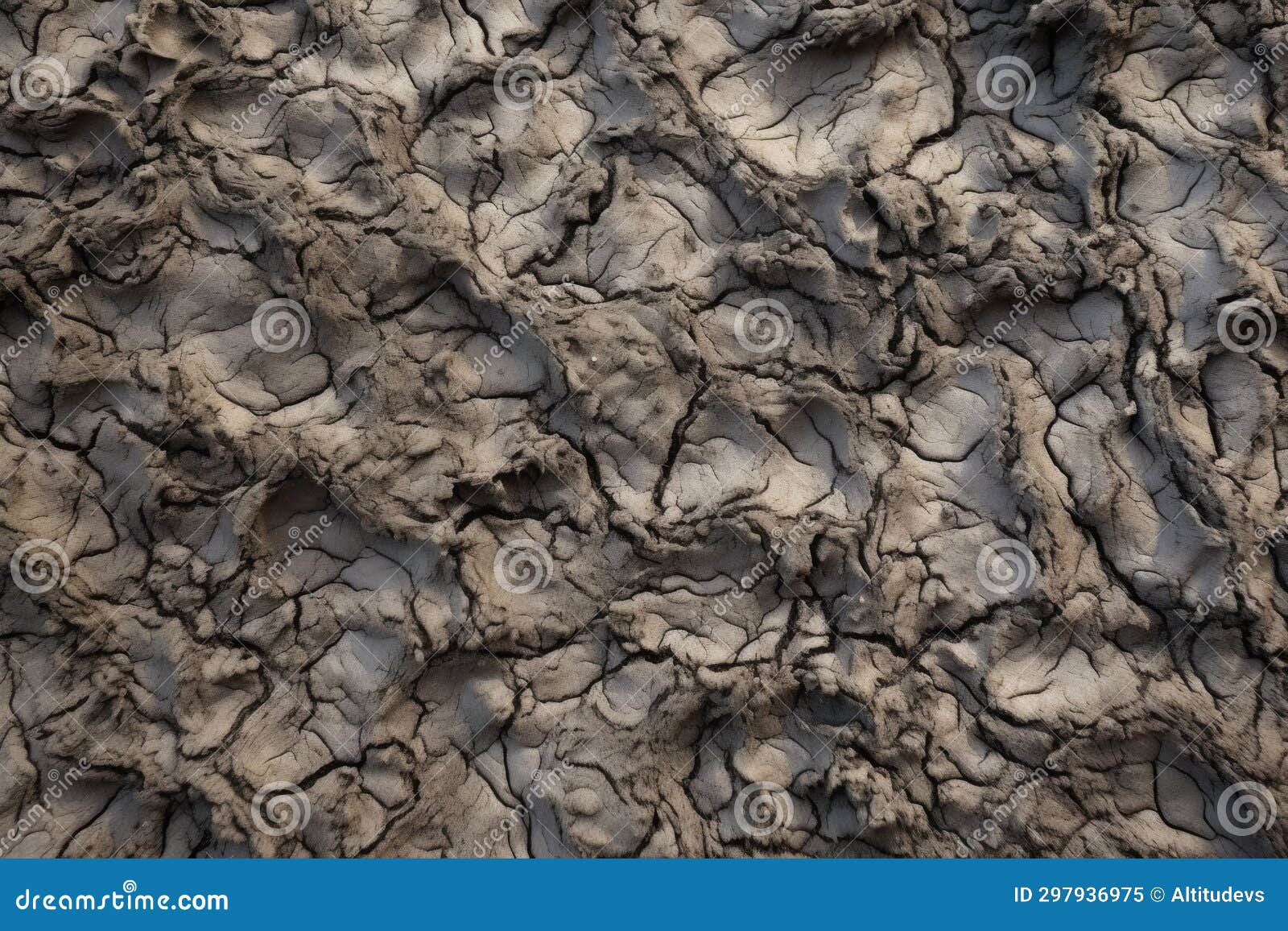 Macro of mud clumps stock image. Image of patterns, study - 297936975
