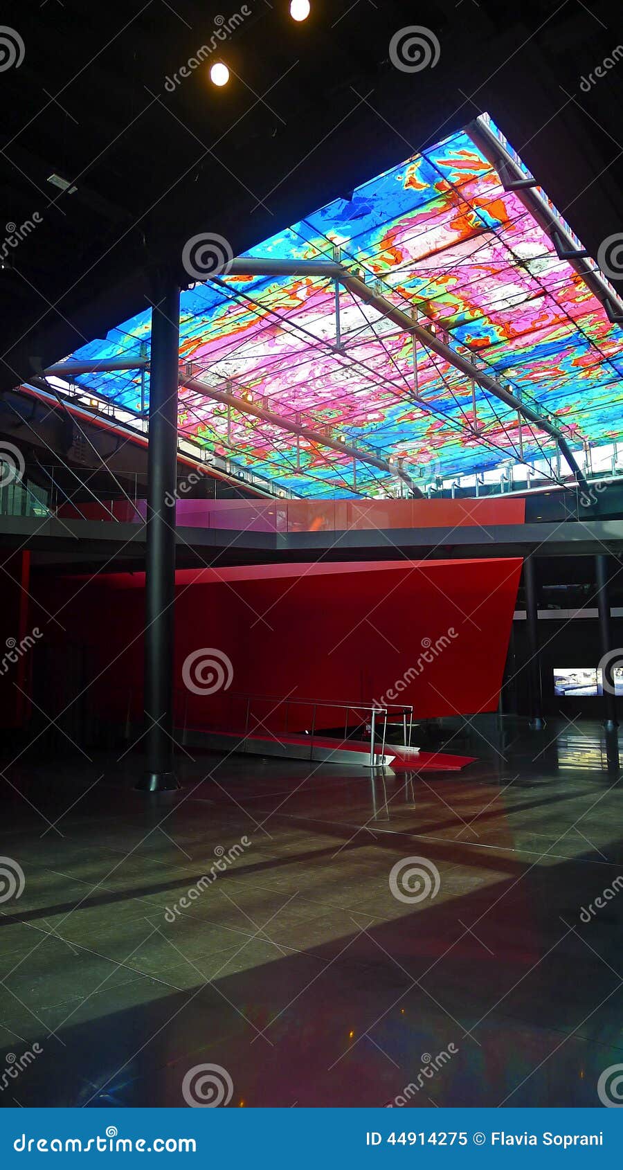 Interior Of MACRO Testaccio. Museum Of Contemporary Art Of Rome ...