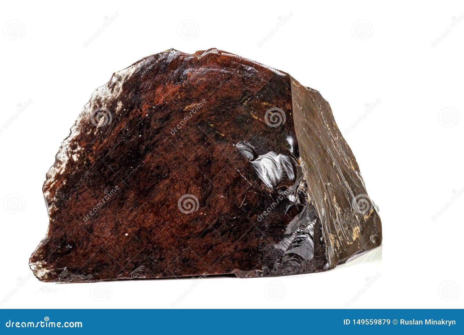 Obsidian Mineral Texture Royalty-Free Stock Photography | CartoonDealer ...