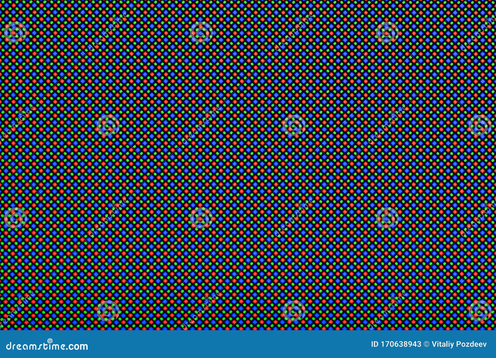 Close Up of OLED Pixels Structure on Display Stock Image - Image of ...