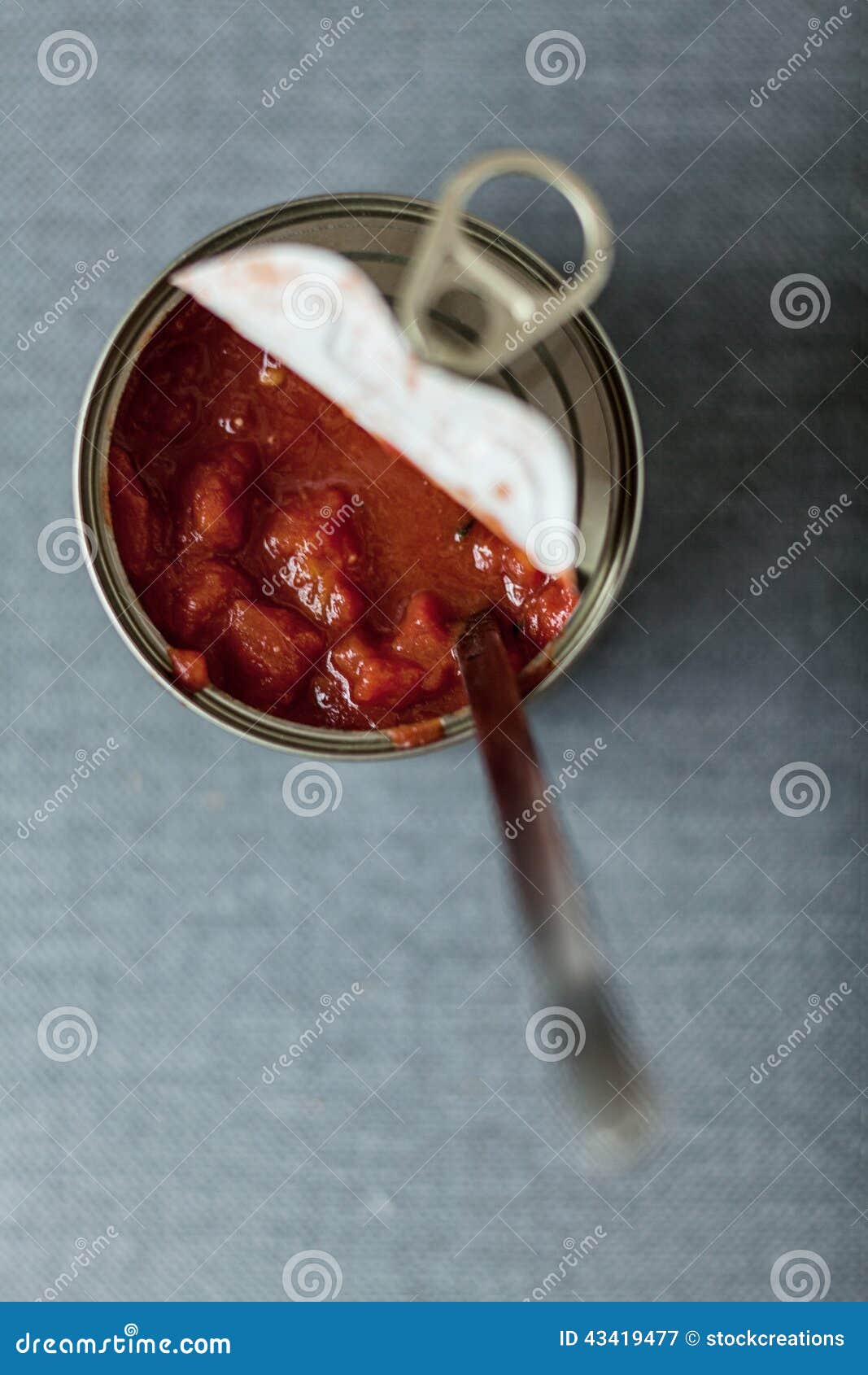 Macro Open Meat Canned Good Stock Image - Image of dish, close: 43419477