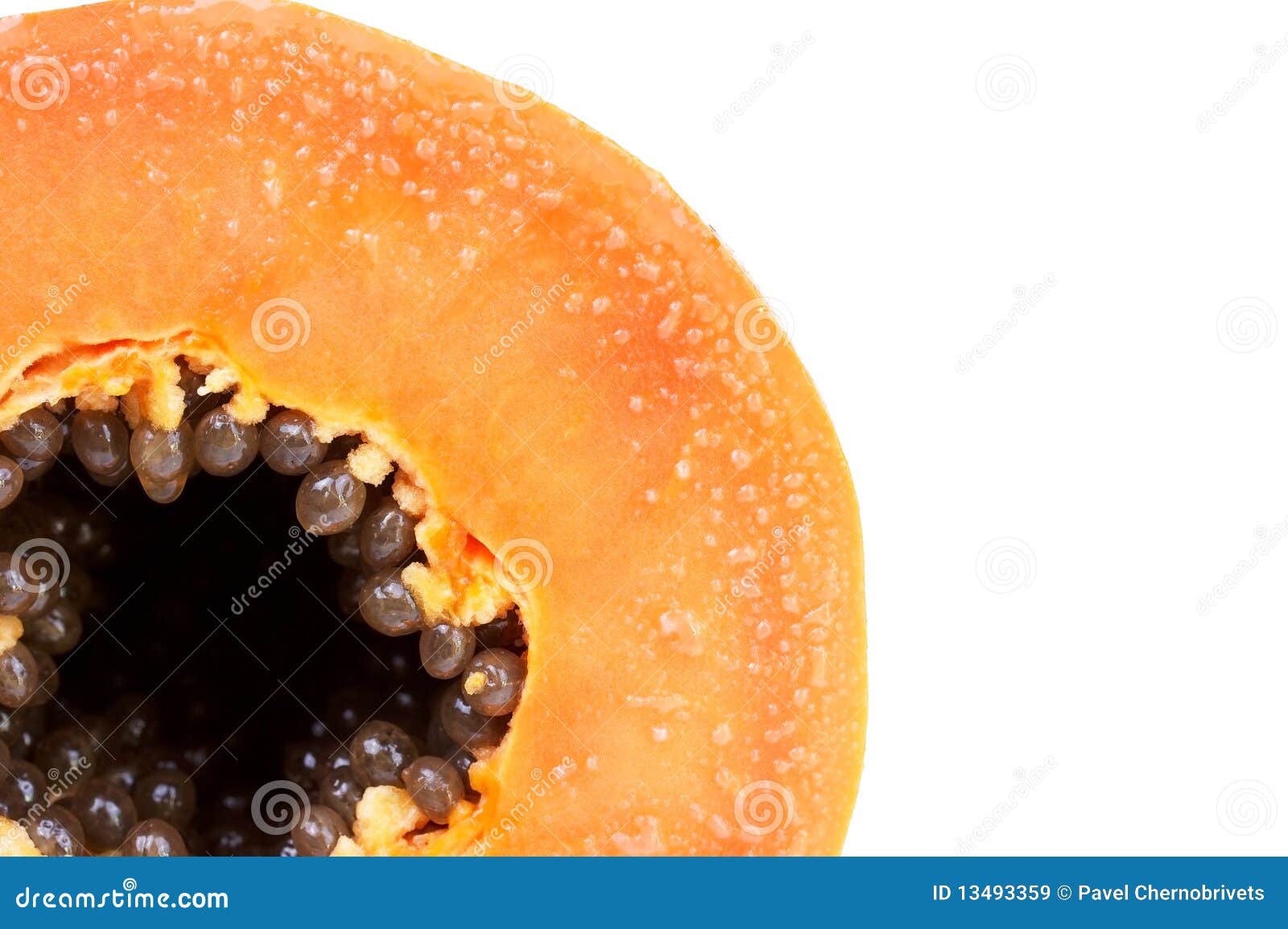 Macro papaya stock image. Image of slice, food, healthy - 13493359