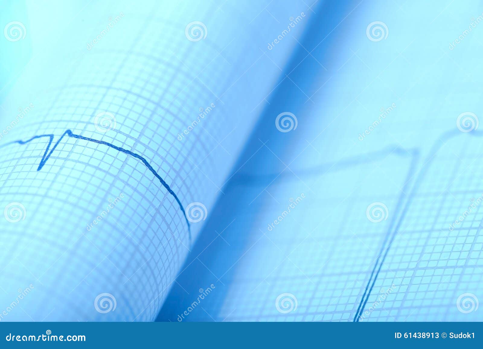 Macro of Paper ECG print stock image. Image of paper - 61438913