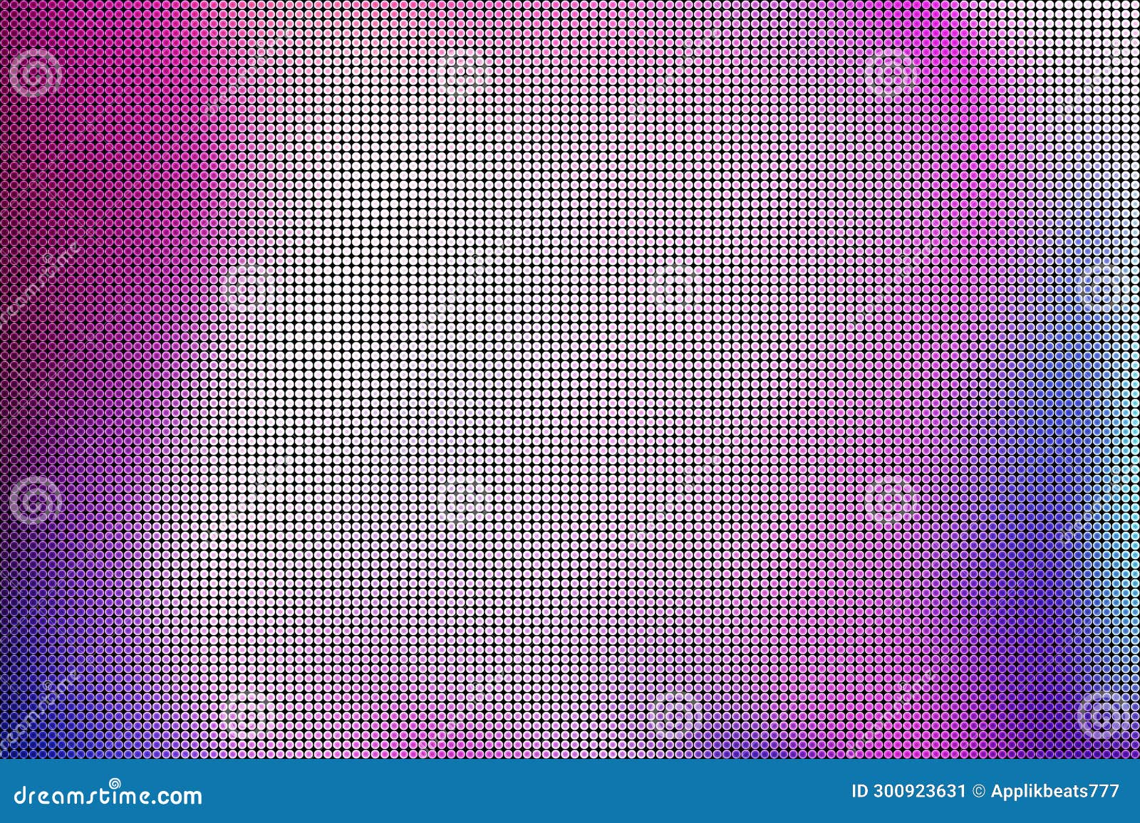 Macro Pattern of LED Screen with Glowing Round Pixels Stock ...