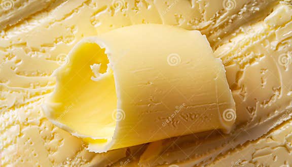 Macro Photo of Butter Texture Stock Illustration - Illustration of wave ...