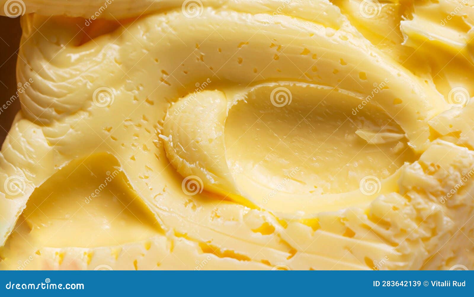 Macro Photo of Butter Texture Stock Image - Image of milk, decoration ...