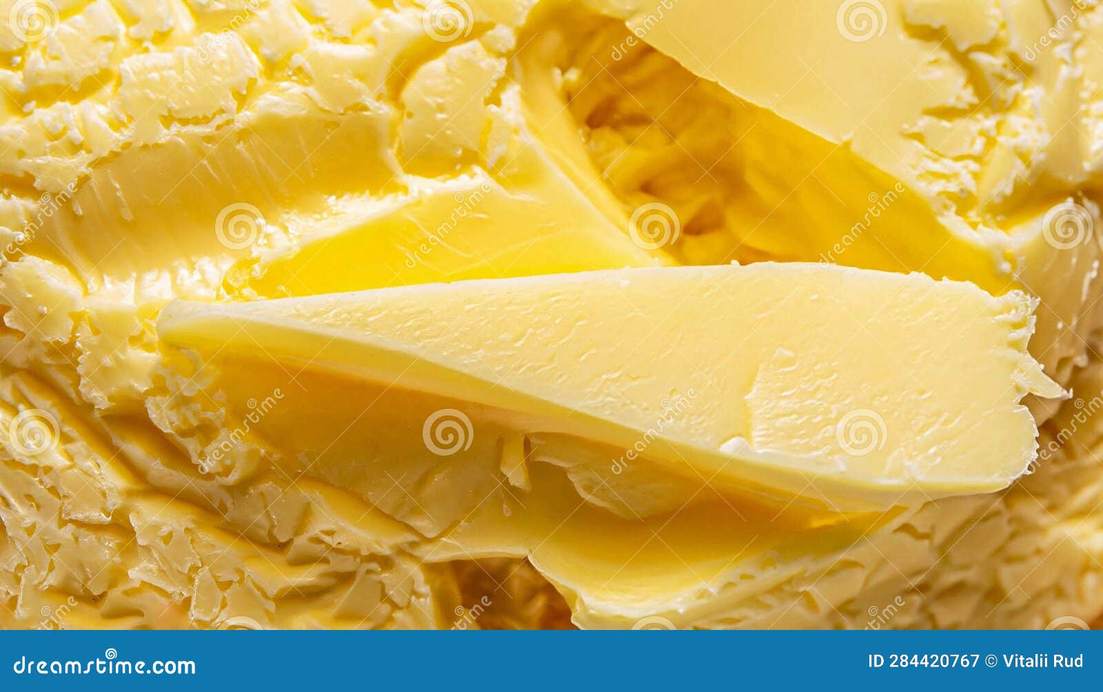 Macro Photo of Butter Texture Stock Illustration - Illustration of ...