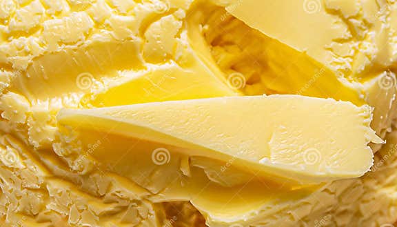 Macro Photo of Butter Texture Stock Illustration - Illustration of ...