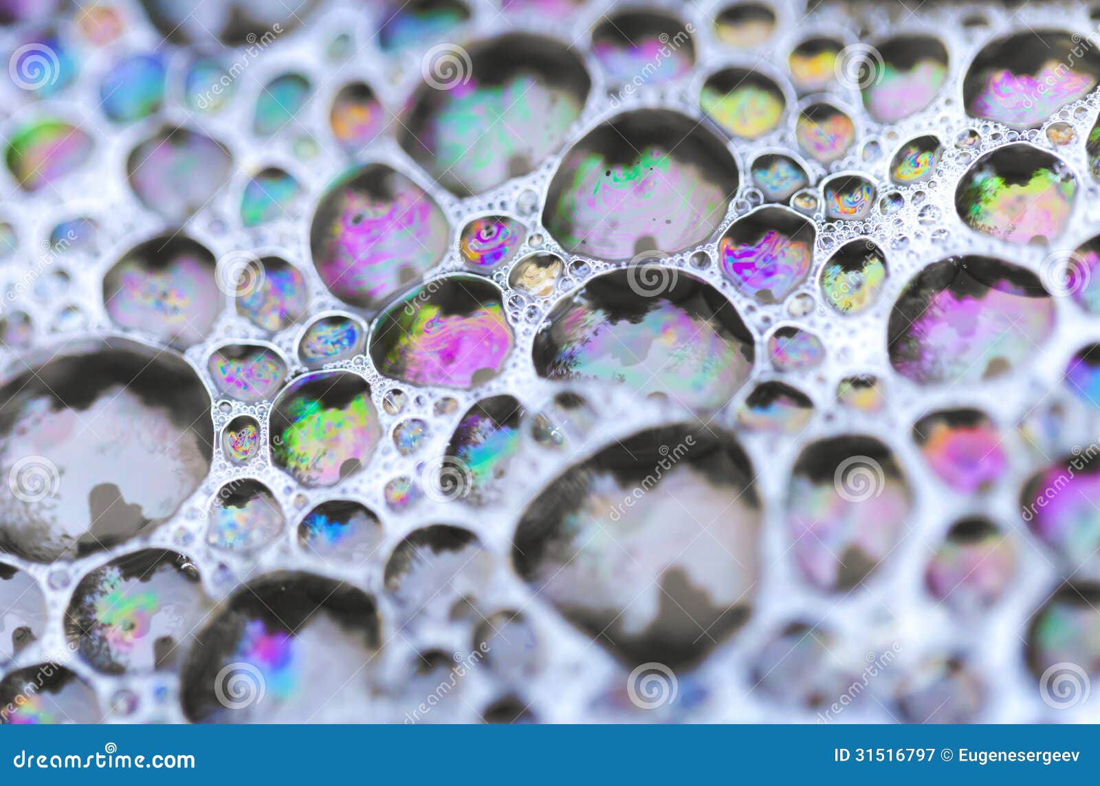 Macro Photo of Colorful Soap Bubbles Stock Image - Image of clean ...