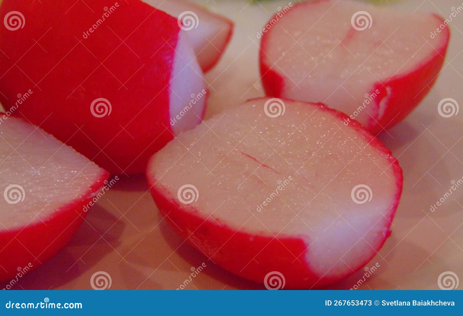 Macro Photo with a Decorative Natural Background of a Round Fruit ...
