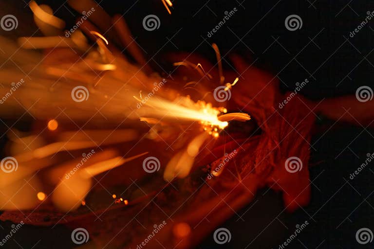 Macro Photo of an Exploding Firecracker Stock Photo - Image of ...