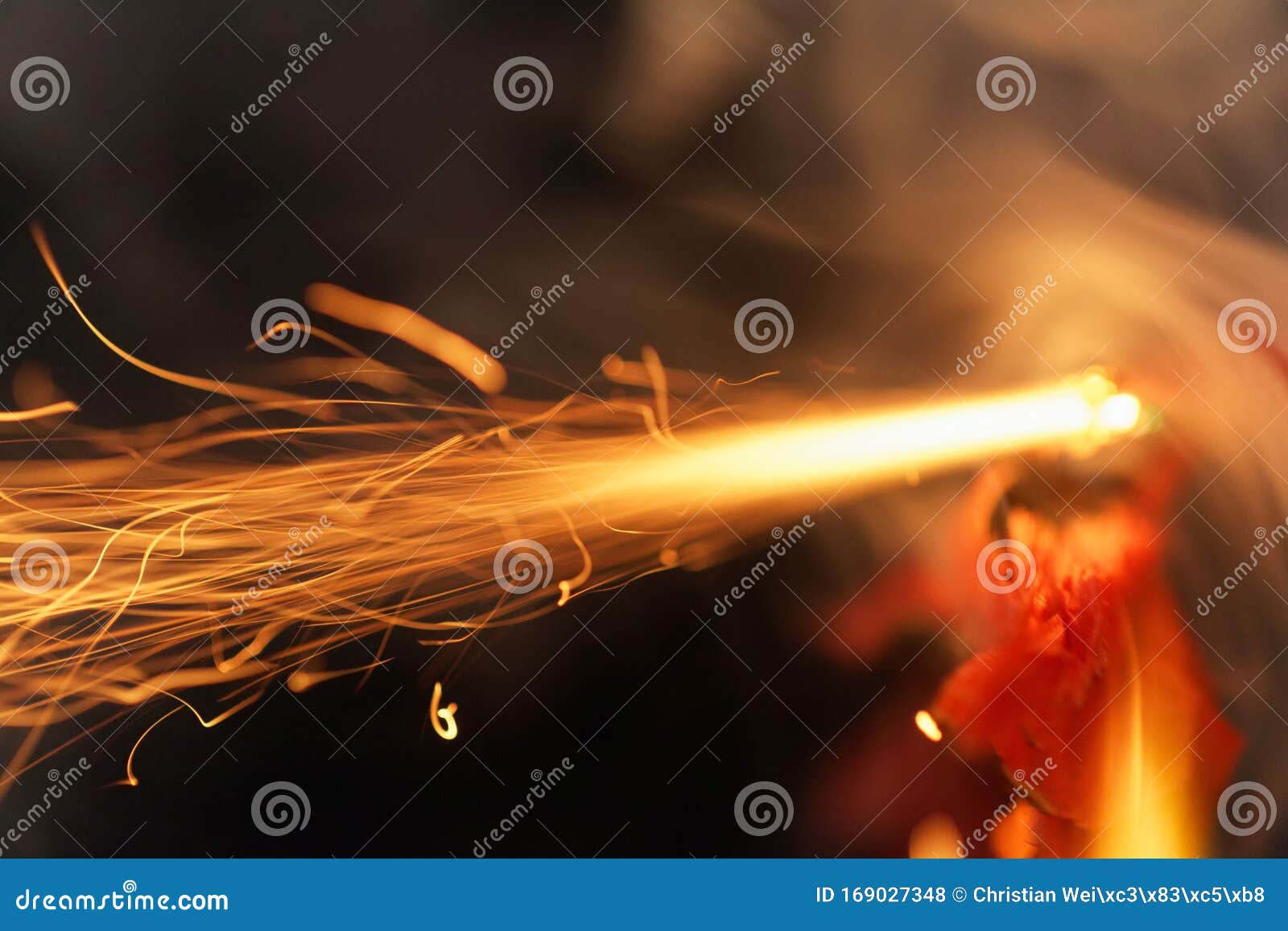 Macro Photo of an Exploding Firecracker Stock Photo - Image of burst, black: 169027348