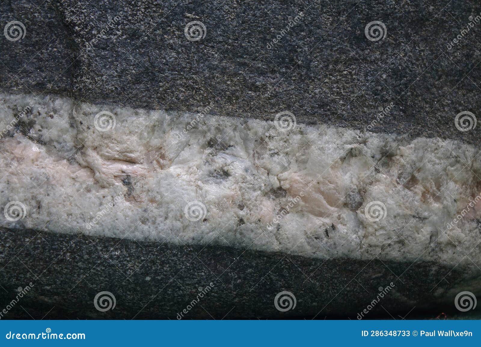 Granite Stone with White Horizontal Line. Stock Image - Image of wall ...
