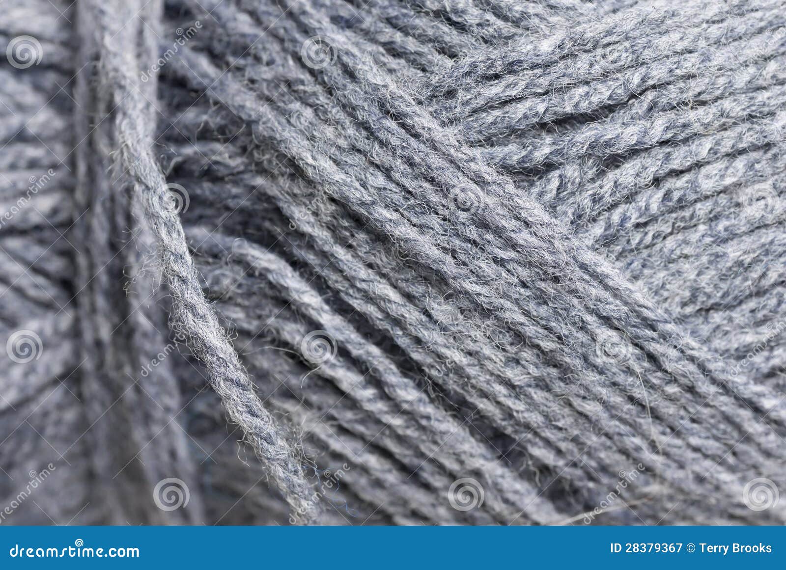 Macro Photo of Grey Wool. stock image. Image of knitting - 28379367