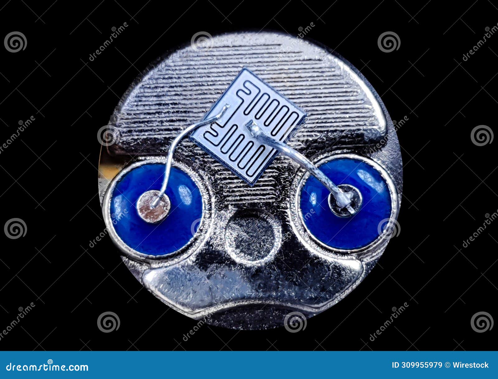 Macro Photo of the Inside of a Transistor Stock Image - Image of ...