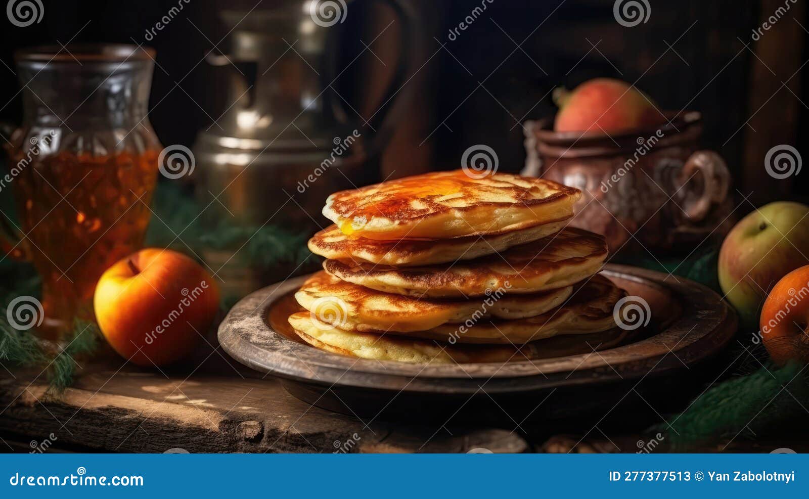 Macro Photo Mlyntsi Ukrainian Pancakes on Stone Rustic Pub Ukrainian ...